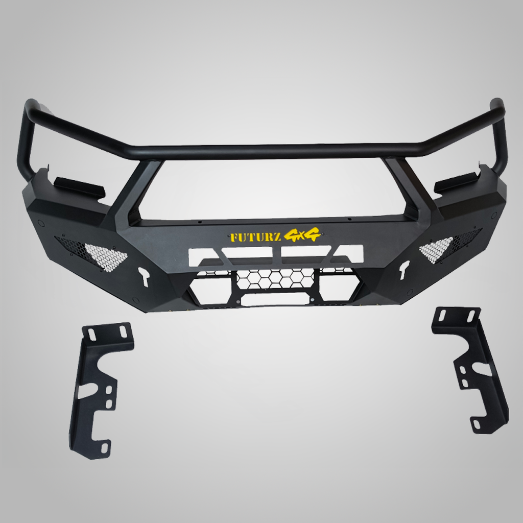 Customized Toyota Hilux Front Bumper - Predator F1 with Bull Bar ...