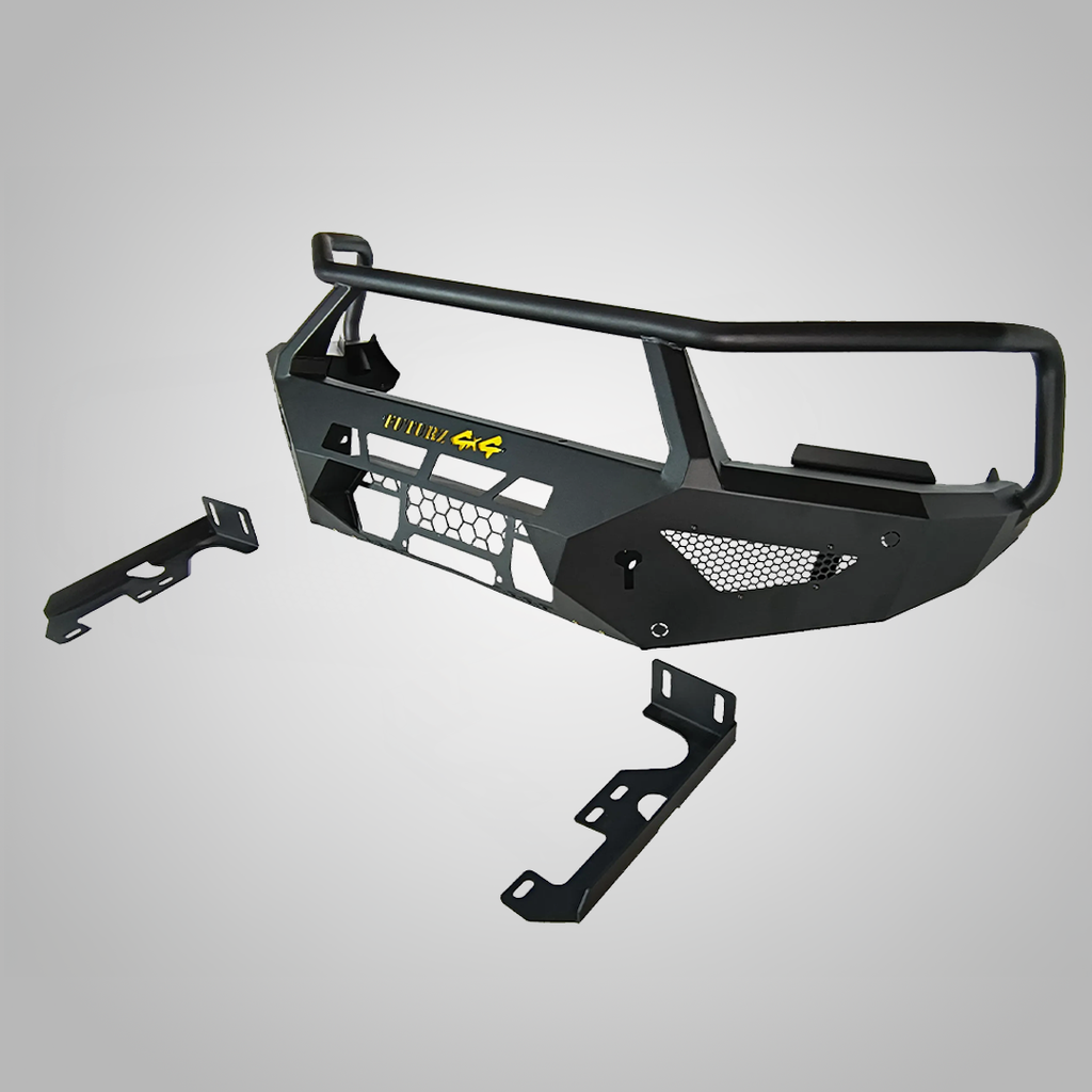 Customized Toyota Hilux Front Bumper - Predator F1 with Bull Bar ...